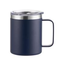 China 14oz 420ml Double Insulated Stainless Steel Custom Travel Mug for Hot Cold Drinks for sale