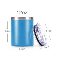 China 420ml 304 Stainless Steel Vacuum Insulated Coffee Tumbler with Custom Logo Handle Mug for sale
