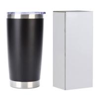 China OEM 40 oz Double Wall Vacuum Stainless Steel Tumbler with Handle 600ml for sale