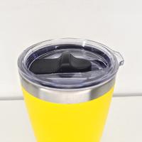 China Insulated Stainless Steel Tumbler 550ml 600ml Country Design Car Cup with Straw for sale