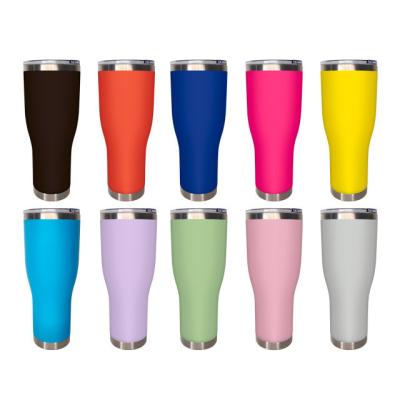 China 304 Stainless Steel Waist Type Car Straw Tumbler 900ml 1200ml with Handle Insulated Mug for sale