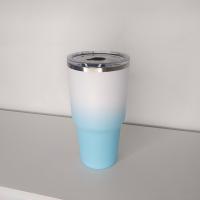 China Custom Stainless Steel Vacuum Flask 900ml with Logo and Straw for Outdoor Travel for sale