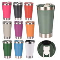 China Custom 304 Stainless Steel Insulated Travel Coffee Mug 550ml 600ml Bottle Opener Car Tumbler for sale