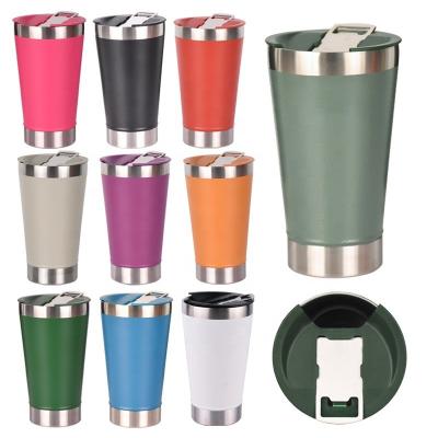 China Custom 304 Stainless Steel Insulated Travel Coffee Mug 550ml 600ml Bottle Opener Car Tumbler for sale