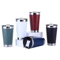 China Double Wall 304 Stainless Steel Tumbler 550ml with Bottle Opener Hot Cold 12-24hrs for sale