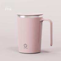 China 400ml Stainless Steel Magnetic Stirring Coffee Mug Automatic Mixing Cup 304 for sale