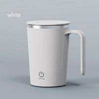 China 400ml Stainless Steel Magnetic Stirring Coffee Mug Automatic Mixing Cup 304 for sale