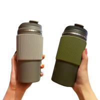 China 450ml Double Wall Stainless Steel Travel Coffee Mug Tumbler Reusable Insulated Cup for sale