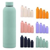 China Custom Logo Stainless Steel Vacuum Water Bottle 500ml 1000ml Portable Outdoor for sale