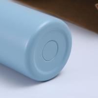 China Custom Logo Steel Vacuum Insulated Travel Coffee Mug 480ml 600ml with Handle Lid for sale