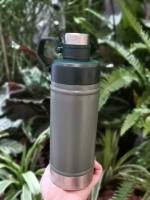 China Double Handle Vacuum Flask 304 Stainless Steel Insulated Travel Pot 550ml 750ml for sale