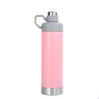 China Double Handle Vacuum Flask 304 Stainless Steel Outdoor Travel Water Bottle 550ml 750ml for sale