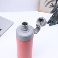 China 750ml Stainless Steel Vacuum Cup Sport Water Bottle Double Handle Travel Flask 304 for sale