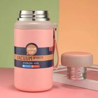China 1000ml 316 Stainless Steel Vacuum Flask Thermal Insulation Travel Office Bottle for sale