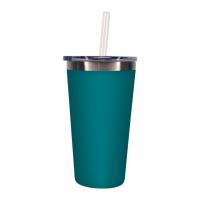 China 550ml 304 Stainless Steel Insulated Car Tumbler with Straw for Hot Cold Drinks 12-24hrs for sale