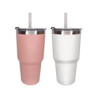 China 900ml 304 Stainless Steel Insulated Water Bottle for Outdoor Travel Hot Cold 12-24hrs for sale