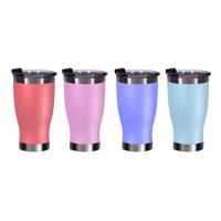 China Stainless Steel Double Wall Mug Cup Customized Logo Keeps Drink Hot Cold 12-24hrs for sale