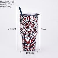 China 30oz Sublimation Stainless Steel Vacuum Water Bottle Leakproof Insulated Reusable for sale