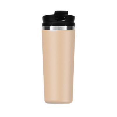 China 304 Stainless Steel Double Wall Insulated Travel Mug 360ml 480ml with PP Food Grade Lid Custom Logo for sale