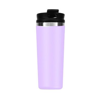 China Custom 12oz 16oz Double Wall Vacuum Flask Insulated Stainless Steel Sport Water Bottle 304 for sale