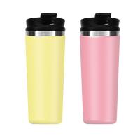 China Custom 12oz 16oz Double Wall Vacuum Flask Insulated Stainless Steel Sport Water Bottle 304 for sale