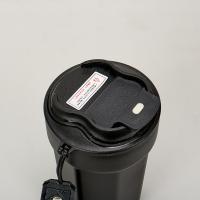 China Vacuum Insulated 304 Stainless Steel Coffee Mug 420ml Octagonal Diamond Shape with Handgrip for sale