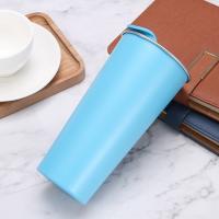 China 500ml Double Walled Stainless Steel Vacuum Beer Mug Cartoon Design Travel Coffee Cup for sale