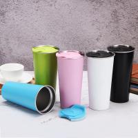 China Custom 500ml Vacuum Beer Mug 304 Stainless Steel Travel Coffee Tumbler with Logo for sale