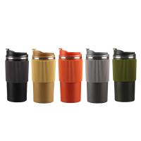 China Custom 450ml Stainless Steel Insulated Coffee Mug with Lid Hot Cold Drink Tumbler 350g for sale