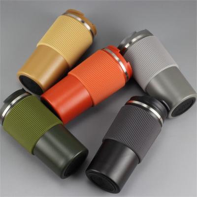 China OEM 450ml Vacuum Insulated Stainless Steel Coffee Mug with Lid for Outdoor for sale