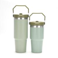 China 40 oz Stainless Steel Vacuum Insulated Coffee Mug with Lid Handle Business Gift for sale