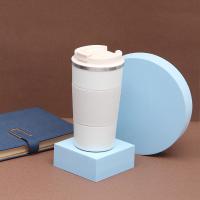 China 304 Stainless Steel Coffee Mug 380ml 510ml Non-Slip Silicone Reusable Cup for sale