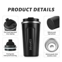 China Insulated Stainless Steel Coffee Tumbler 380ml 500ml Custom Logo Travel Mug for sale