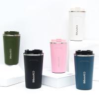 China Double Wall Vacuum Insulated Stainless Steel Coffee Mug 380ml 500ml Travel Thermos for sale