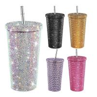 China 500ML Stainless Steel Vacuum Insulated Coffee Tumbler with Lid and Straw Stocked for sale
