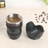 China Double Wall Stainless Steel Camera Lens Coffee Mug 500ml for Photography Enthusiasts for sale