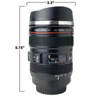 China Travel Photographers Camera Lens Coffee Mug 500ml Insulated Stainless Steel Tumbler for sale