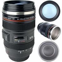 China Travel Photographers Camera Lens Coffee Mug 500ml Insulated Stainless Steel Tumbler for sale