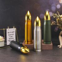 China 304 Stainless Steel 500ml Bullet Double Wall Vacuum Flask for Outdoor Hiking Camping for sale