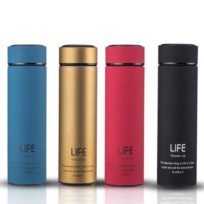 China Stainless Steel 304 Double Wall 500ml Vacuum Flasks for Tea Custom Logo Engraving for sale