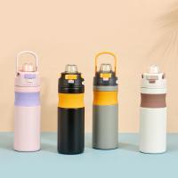 China 580ml 316 Stainless Steel Vacuum Insulated Water Bottle with Straw for Gym Outdoor for sale