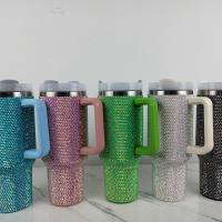 China 304 Stainless Steel Double Wall Vacuum Insulated Coffee Tumbler 400ml with Straw for sale