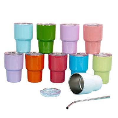 China 2oz Sublimation Miniature Tumbler Stainless Steel Shot Glass Custom Color 85g for sale