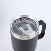 China 30oz Double Wall Vacuum Insulated Tumbler with Handle 304 Stainless Steel Travel Mug for sale