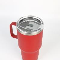 China Custom Logo 30oz Stainless Steel Tumbler with Handle for Outdoor Travel for sale