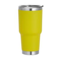 China Double Walled 900ml Red Mug Travel Cooler Cups for Insulation and Customized Design for sale