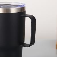 China 20oz Double Walled Stainless Steel Coffee Mug Insulated Flask Custom Logo for sale