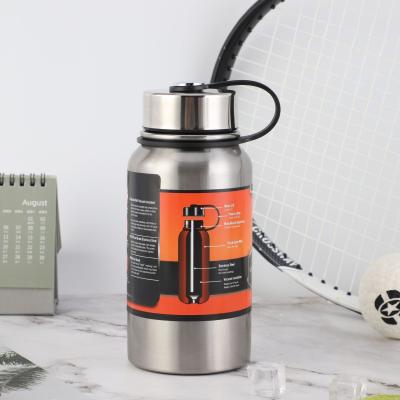 China 304 Stainless Steel Vacuum Flask Double Walled Insulated Water Bottle 600ml 800ml 1000ml 1500ml for sale