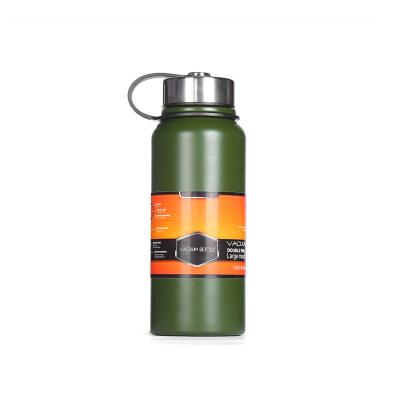 China 304 Stainless Steel Vacuum Insulated Water Bottle 32oz 1000ml for Sports for sale