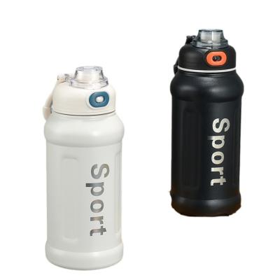China 850ml Stainless Steel Insulated Water Bottle with Straw 18/8 Food Grade Outdoor Travel Cup for sale
